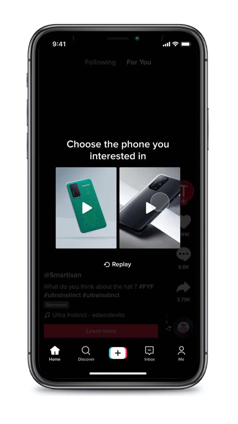 TikTok Story Selection : Un format publicitaire interactif engageant